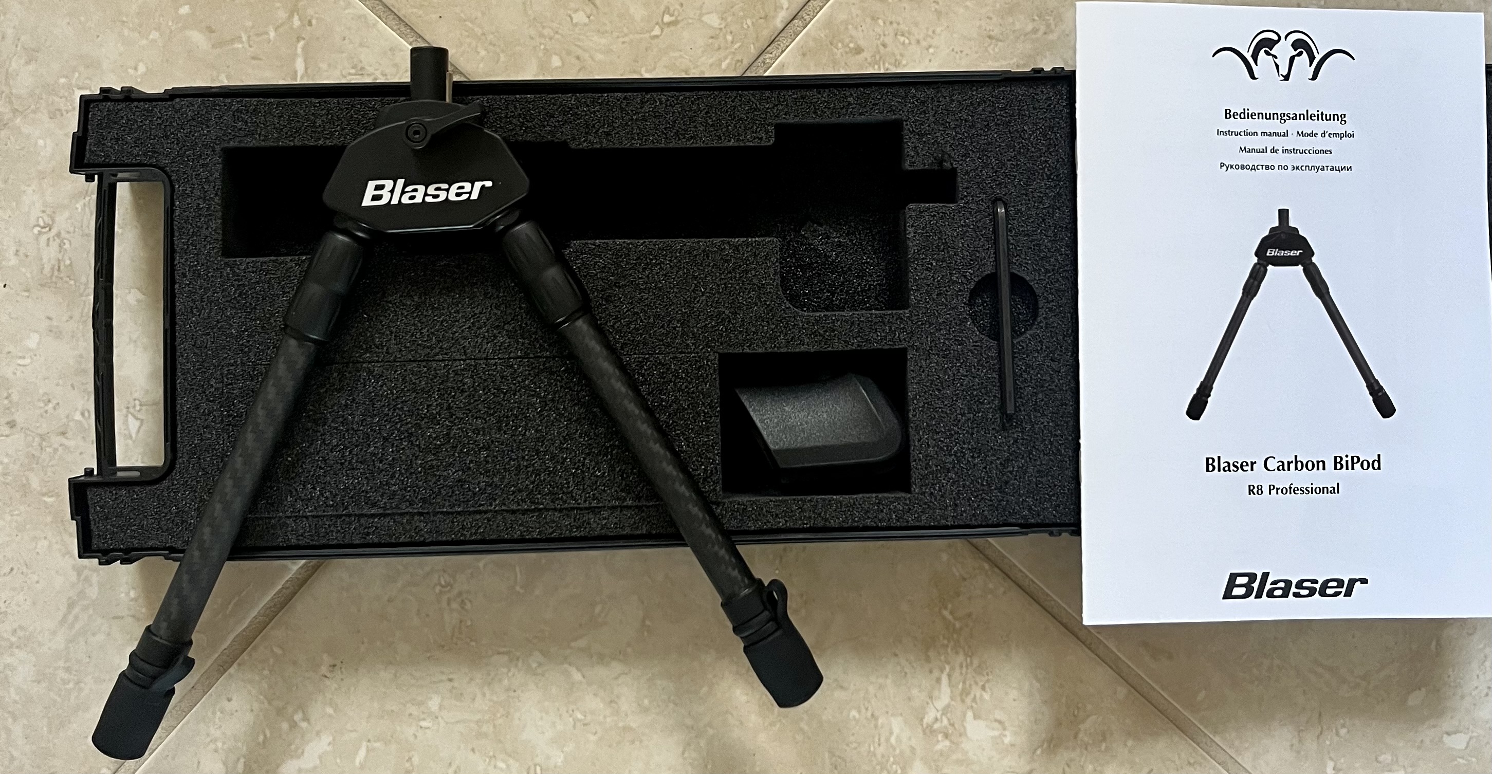 Blaser Carbon Bipod Kit | AfricaHunting.com